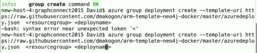 Using Neo4j to automate deployments with Docker on Azure