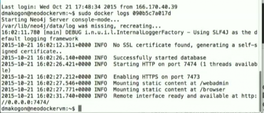 Using Neo4j to automate deployments with Docker on Azure