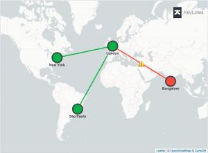 The Value of Geospatial Graph Database Visualization in a Connected World