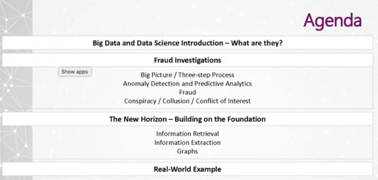 Leveraging Data Science Tools for Fraud Investigation