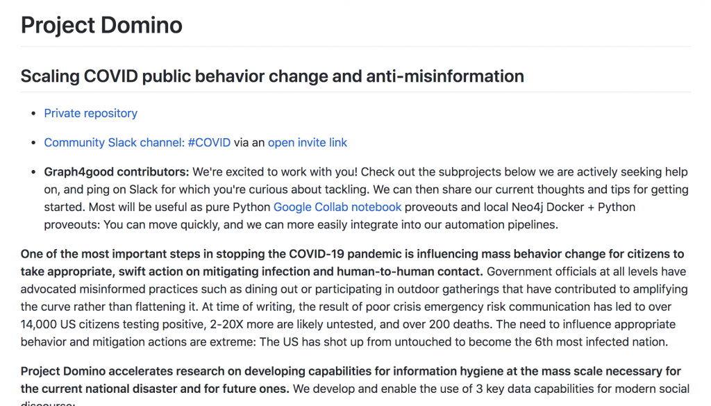 Check Out Some of This Year's Graphs4Good GraphHack Projects