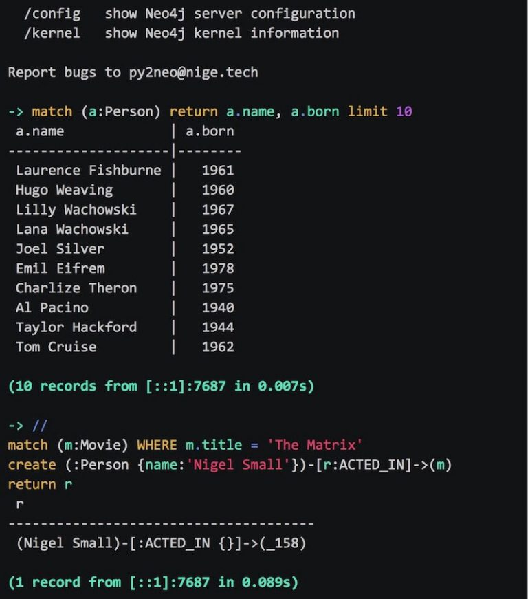 Py2neo v4: The Next Generation - Graph Database & Analytics