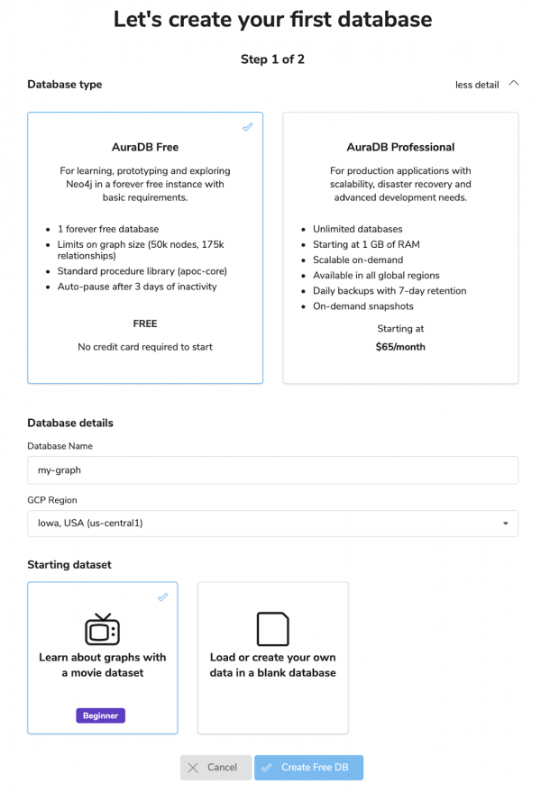 Announcing Neo4j AuraDB Free - Graph Database & Analytics