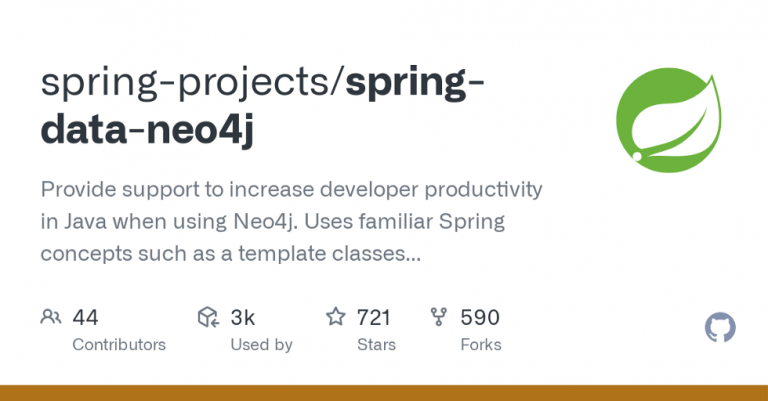 Tailor-Made Neo4j Connectivity With Spring Boot 2.4+