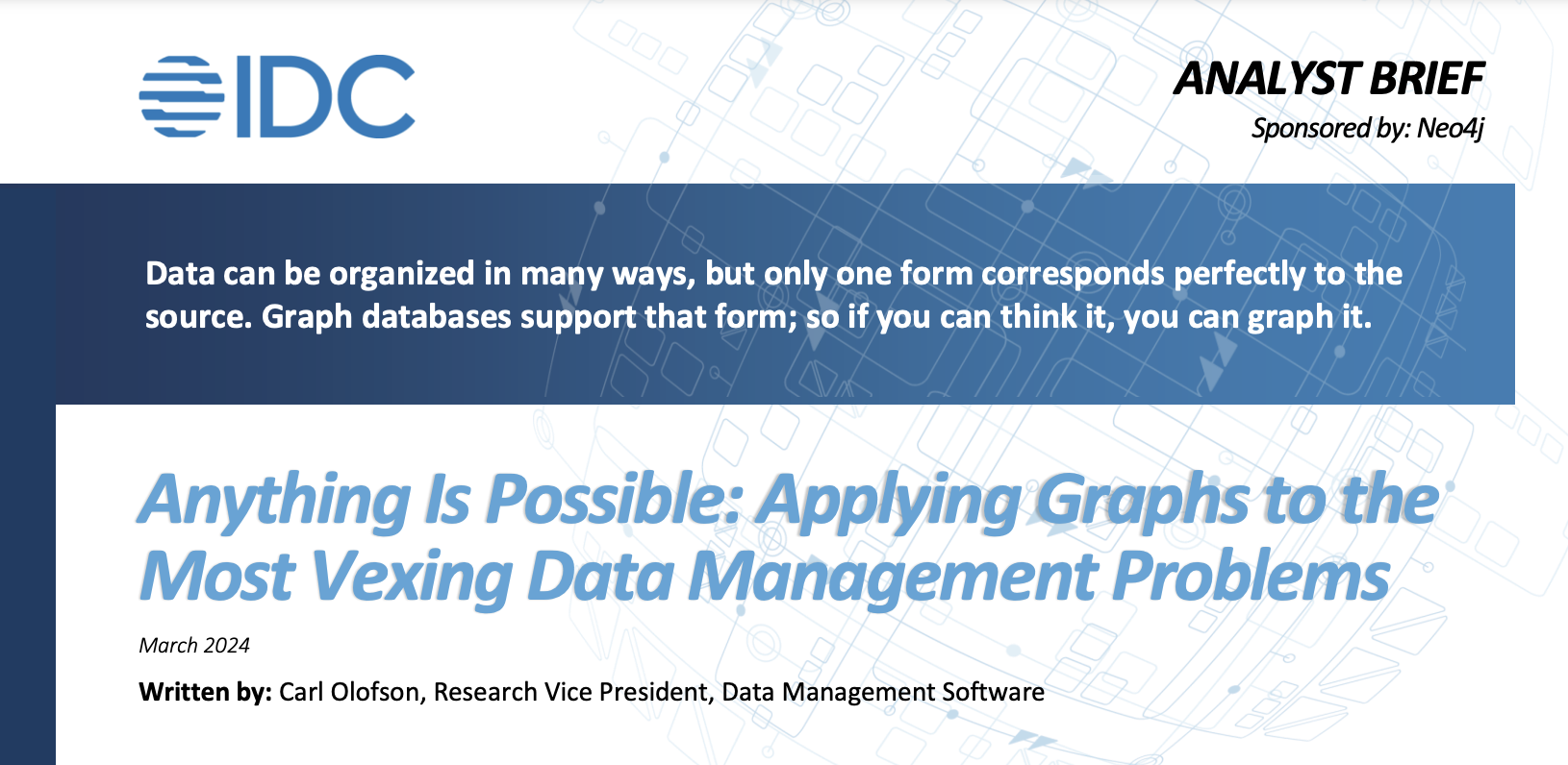 Anything Is Possible: Applying Graphs to the Most Vexing Data ...