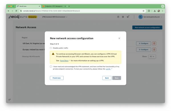 How to Configure AuraDB with AWS PrivateLink