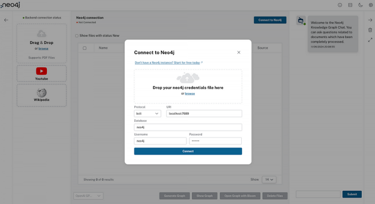 LLM Knowledge Graph Builder: From Zero to GraphRAG in Five Minutes