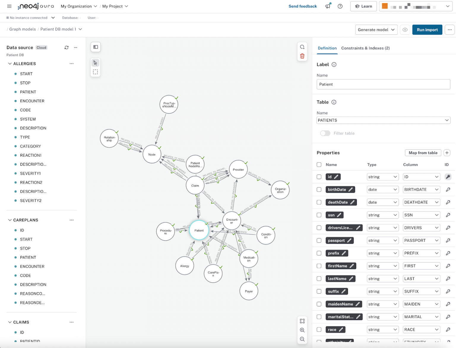 New in Neo4j AuraDB: Direct Import From Cloud Data Warehouses